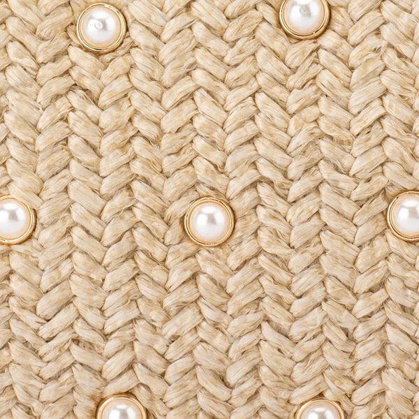Olga Berg Addison Woven Clutch | Black || Fifi & Annie Boutique