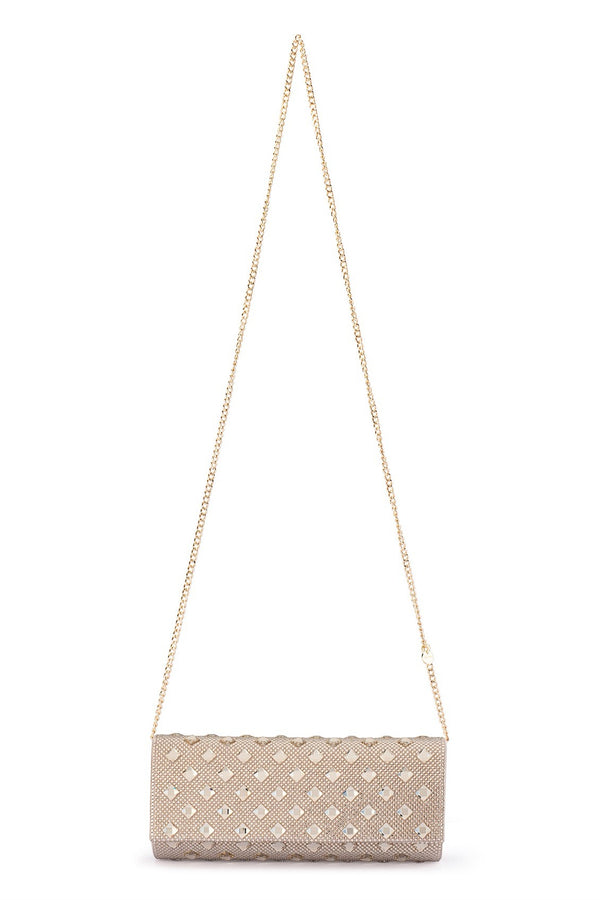 Olga Berg Addison Woven Clutch | Black || Fifi & Annie Boutique
